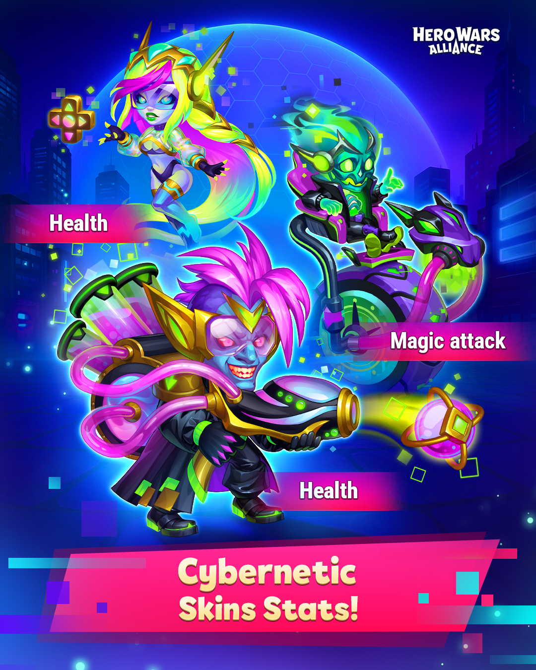 Cybernetic Skins stats! | Hero Wars Hub